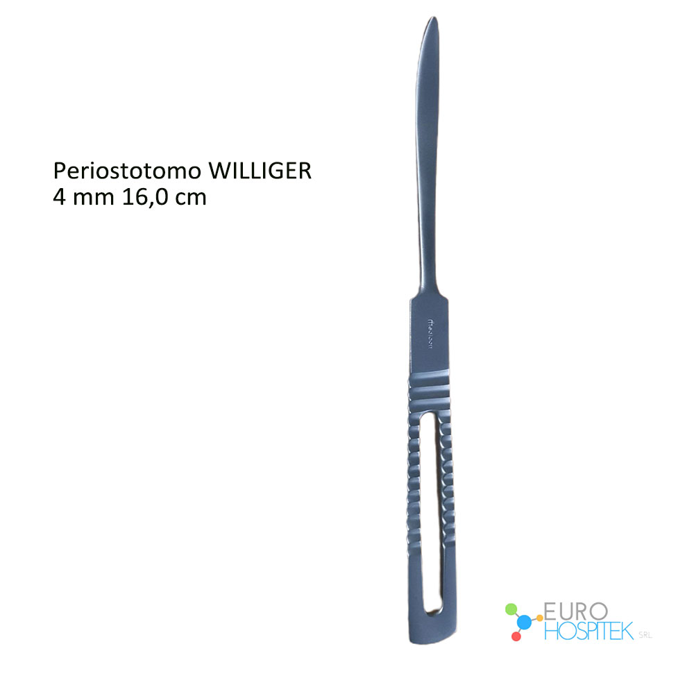 Periostotomo WILLIGER 4 mm 16,0 cm - Euro Hospitek